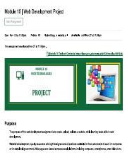 Image result for ITE 152 Module 10 Web Development Project