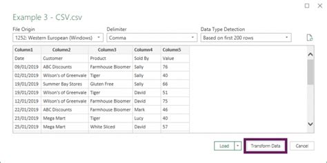 Image result for Import CSV File in Power Query