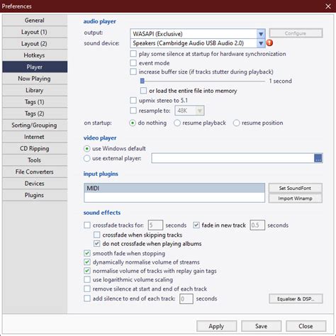 Image result for Foobar2000 Setup Win10 WASAPI