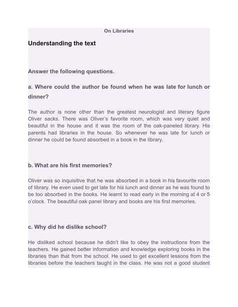 Image result for On Libraries Exercise Class 12 Video