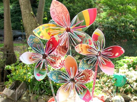 Image result for Folded Paper Flower Tutorial