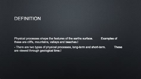 Image result for Physical Processes Definition