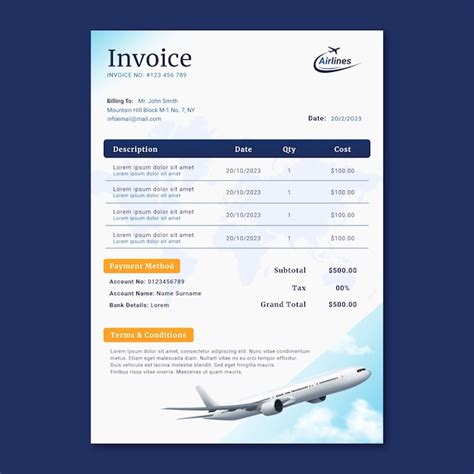 Image result for Contract Flying Invoice