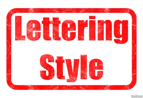 Image result for Text Lettering Style