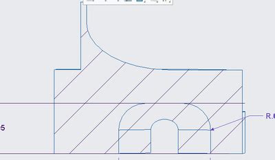 Image result for Partial View Creo Drawing