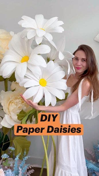 Image result for Large Tissue Paper Daisy Tutorial