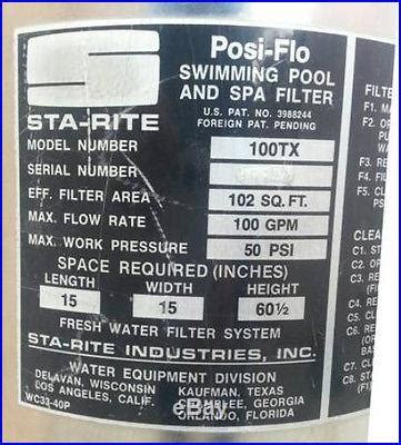 Image result for Sta-Rite Pool Filter Pcrp100