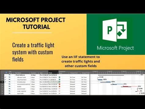 Image result for Create Traffic Light Column in MS Project 2016