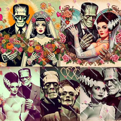 Image result for Frankenstein Bride Art