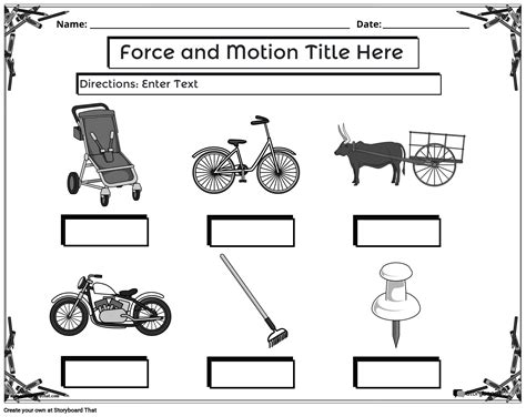 Image result for Force and Motion Examples