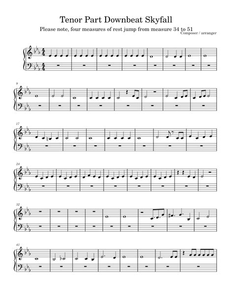 Image result for Skyfall Piano Tutorial Easy