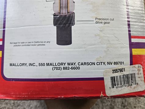 Image result for How to Set Up Mallory Dual Point Distributor