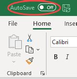 Image result for Turn Off Auto Save
