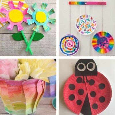 Image result for Paper Plate Spring Crafts