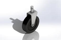 Image result for Caster Wheel SolidWorks