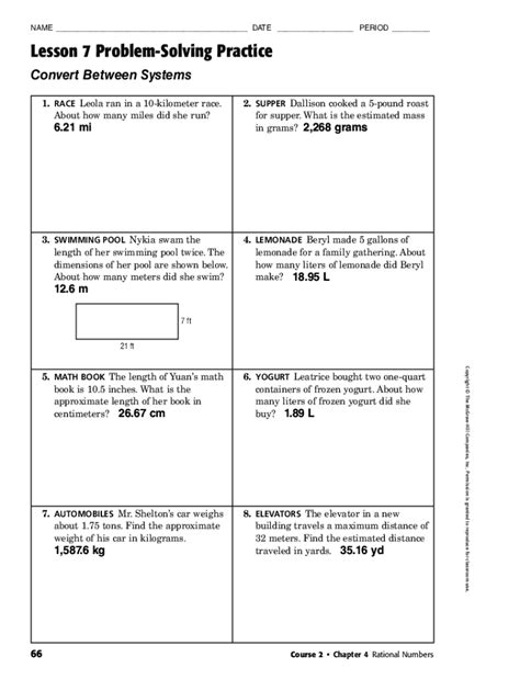 Image result for Lesson 7 Problem Set 6th-Grade