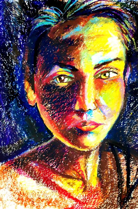 Image result for Portrait Tutorial in Oil Pastels