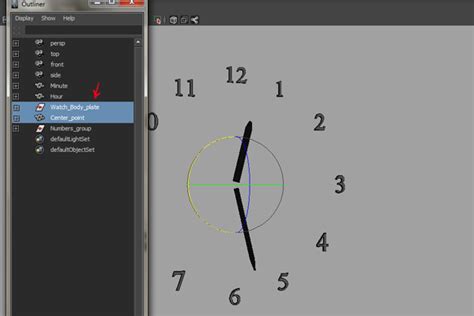 Image result for Clock Maya Tutorial