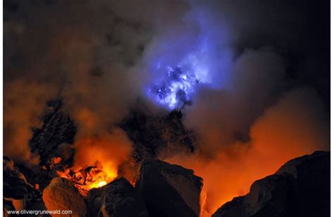 Image result for Blue Lava Volcano Java Island