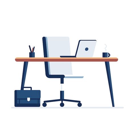 Image result for Modest Desk Vector