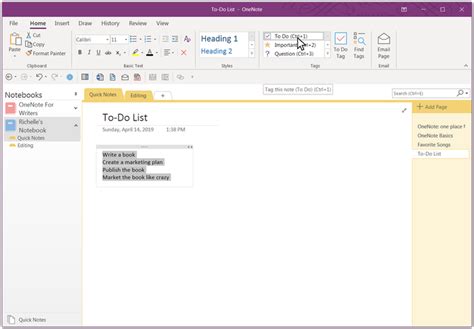 Image result for OneNote Table Checklist