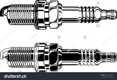 Image result for Spark Plug Vector
