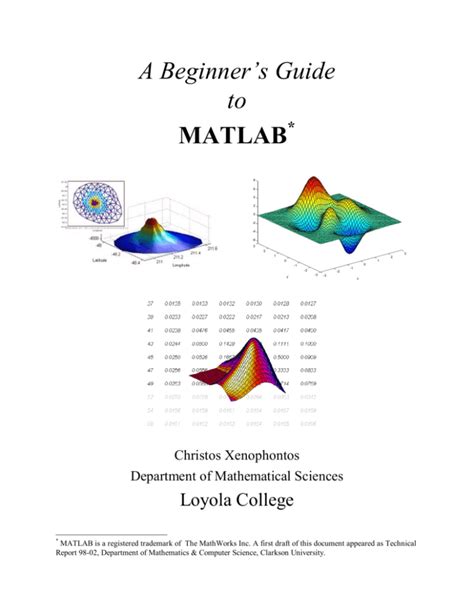 Image result for MATLAB Beginner Guide