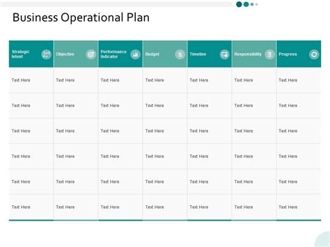 Image result for Business Operational Plan Example