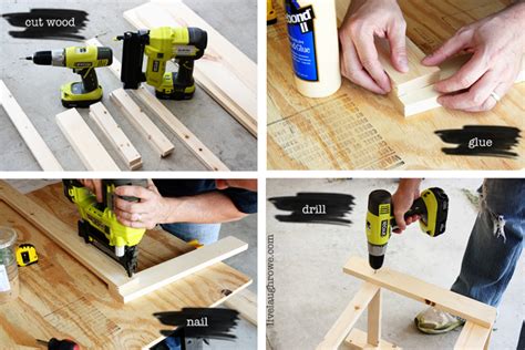 DIY Rustic Wood Bench - Live Laugh Rowe