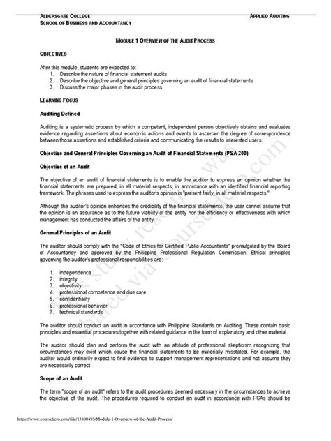 Image result for Auditing Process PDF