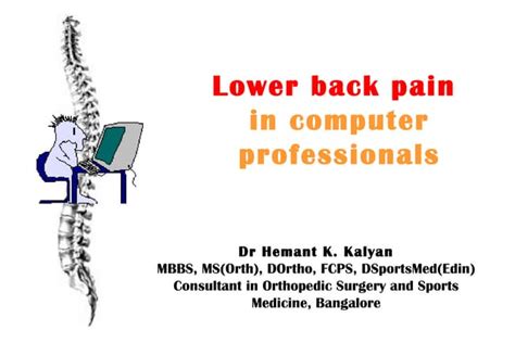 Image result for Back Pain in Computer