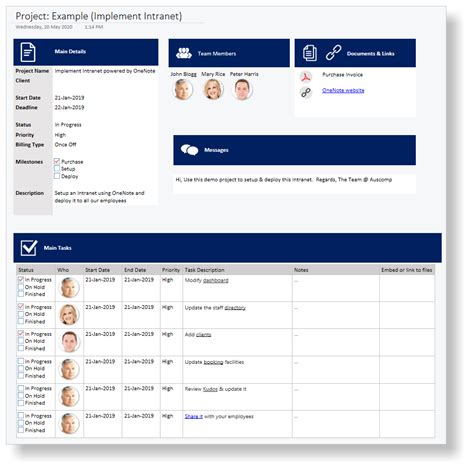 Image result for Project Control OneNote