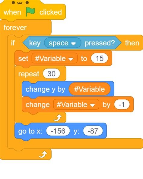 Image result for Scratch Jump Script
