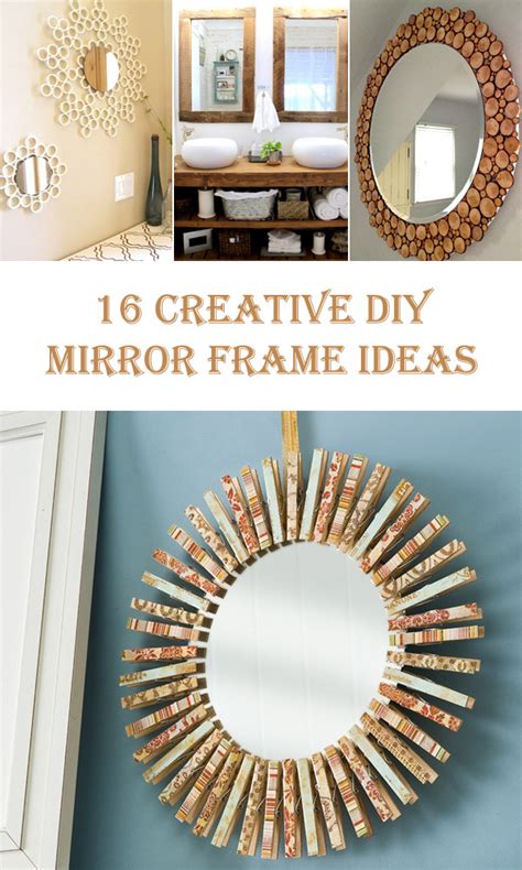 Image result for DIY Mirror Frame