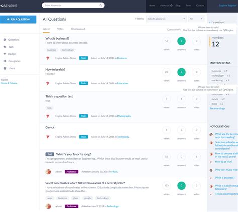 Image result for Question. Answer Theme Intro Website Design
