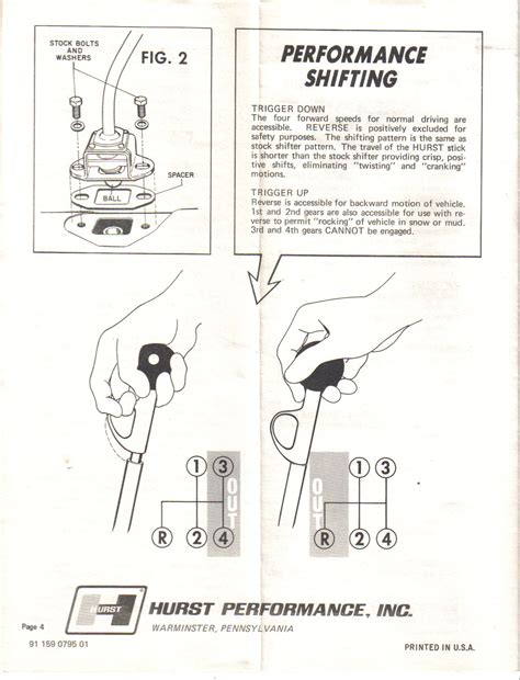 Image result for Hurst Shifter Installation Drawing