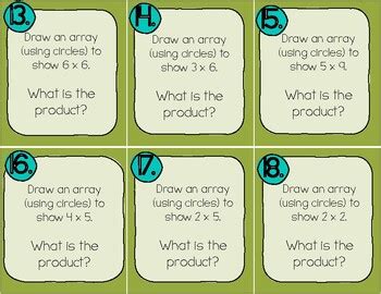 Image result for Array Task Cards