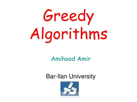 Image result for Greedy Algorithm Ppt Presentation