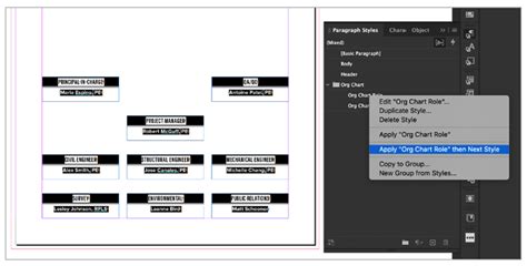 Image result for Creating Org Chart in InDesign