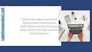 Image result for Examples of Capstone PowerPoint Briefing