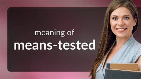 Image result for Means-Tested Definition