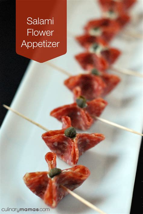 Image result for Appetizers Using Salami Slices