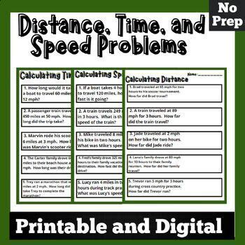 Image result for Distance Time Speed Practice Problems