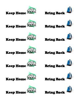 Labels for Homework Folders ...DIY by Ms Reis | Teachers Pay Teachers