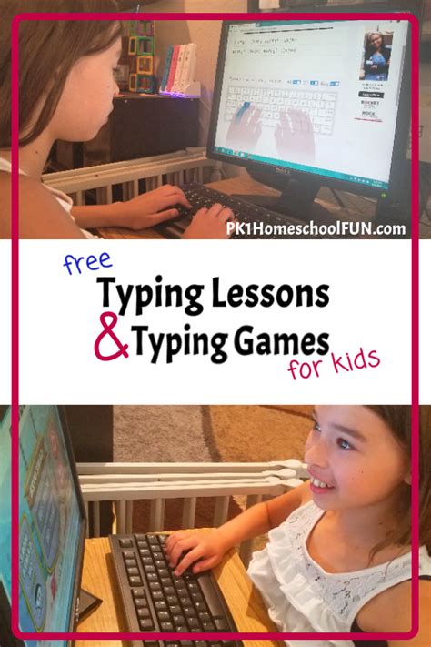 Free Typing Lessons & Games For Kids - PK1Kids