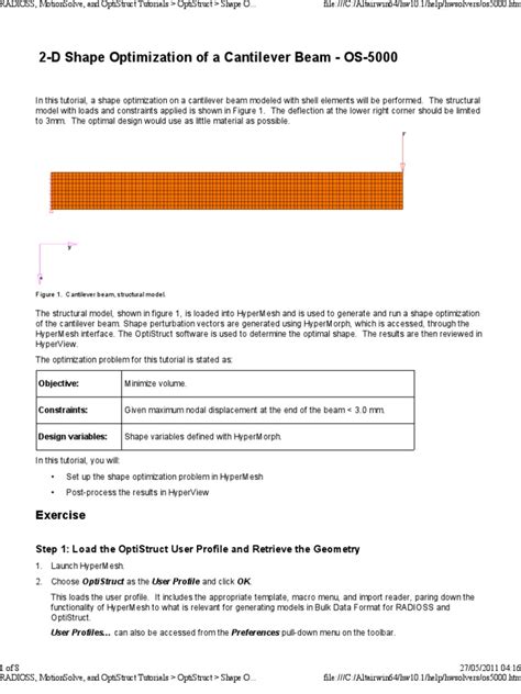 Image result for OptiStruct Shape Optimization