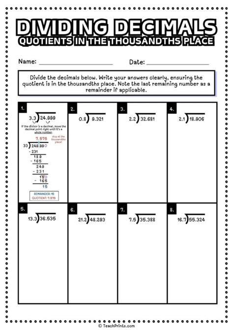 Image result for Divide Decimals Common Core Math Worksheets