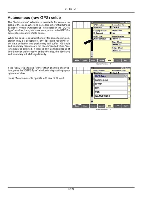 Image result for Pro 700 GPS Implement Settings