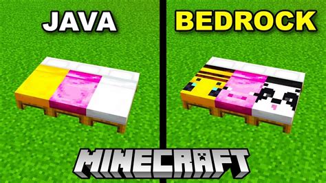 Image result for Difference Between Bedrock and Java Home Screen