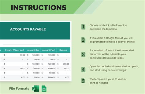 Image result for Account Payable Worksheet